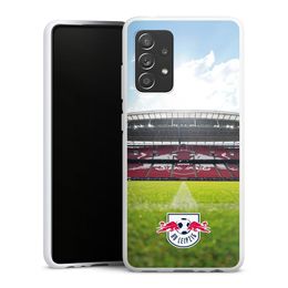 DeinDesign Galaxy A52s 5G Handy Silikon H&uuml;lle Case wei&szlig; Handyh&uuml;lle Stadium Rb Leipzig Official Licensed Product Silikon Case