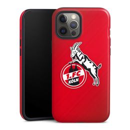 DeinDesign iPhone 12 Pro Max Handy Panzer Handyh&uuml;lle robuste Outdoor H&uuml;lle Schutzh&uuml;lle gl&auml;nzend 1. Fc K&ouml;ln Effzeh Official Licensed Product Tough Case
