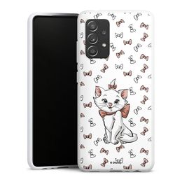 DeinDesign Galaxy A52s 5G Handy Silikon H&uuml;lle Case wei&szlig; Handyh&uuml;lle Cat Aristocats Mary Disney Silikon Case