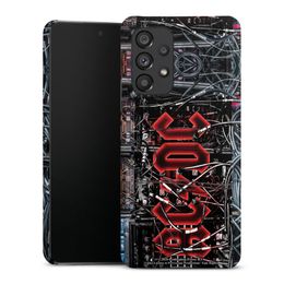 DeinDesign Galaxy A53 5G Handy Premium Case Smartphone Handyh&uuml;lle Schutzh&uuml;lle matt Acdc Merchandise Official Licensed Product Premium Case