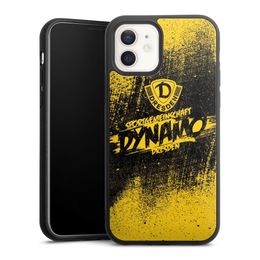 DeinDesign iPhone 12 Handy Gallery Case Handyh&uuml;lle 9H Geh&auml;rtetes Glas R&uuml;ckseite H&uuml;lle Logo Official Licensed Product Sg Dynamo Dresden Gallery Case