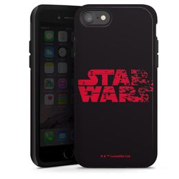 DeinDesign iPhone SE (2020) Handy Panzer Handyh&uuml;lle robuste Outdoor H&uuml;lle Schutzh&uuml;lle gl&auml;nzend Star Wars Logo Merchandise Tough Case
