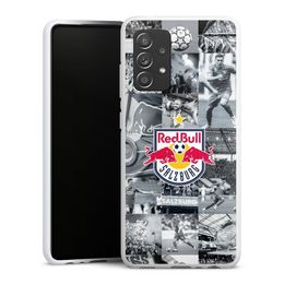 DeinDesign Galaxy A52s 5G Handy Silikon H&uuml;lle Case wei&szlig; Handyh&uuml;lle Salzburg Red Bull Fc Red Bull Salzburg Silikon Case