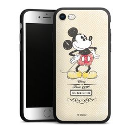 DeinDesign iPhone SE (2022) Handy Premium Silikon H&uuml;lle Handyh&uuml;lle schwarz Case Mickey Mouse Official Licensed Product Disney Silikon Premium Case