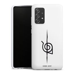 DeinDesign Galaxy A52s 5G Handy Silikon H&uuml;lle Case wei&szlig; Handyh&uuml;lle Sasuke Konoha Naruto Shippuden Silikon Case