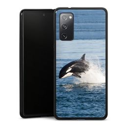 DeinDesign Galaxy S20 FE Handy Silikon H&uuml;lle Case schwarz Handyh&uuml;lle Orca Wale Ocean