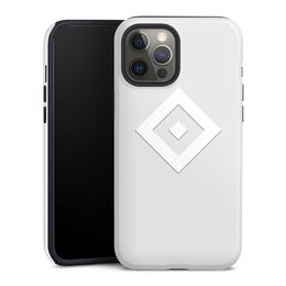 DeinDesign iPhone 12 Pro Max Handy Panzer Handyh&uuml;lle robuste Outdoor H&uuml;lle Schutzh&uuml;lle gl&auml;nzend Hsv Hamburger Sv Coat Of Arms Tough Case