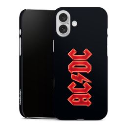 DeinDesign iPhone 16 Plus Handy Premium Case Smartphone Handyh&uuml;lle Schutzh&uuml;lle matt Official Licensed Product Acdc Logo Premium Case