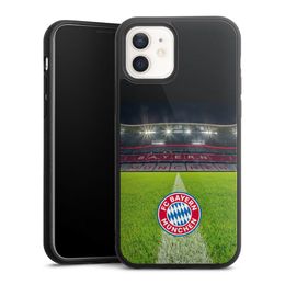 DeinDesign iPhone 12 Handy Gallery Case Handyh&uuml;lle 9H Geh&auml;rtetes Glas R&uuml;ckseite H&uuml;lle Stadium Fc Bayern M&uuml;nchen Fcb Gallery Case