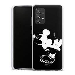 DeinDesign Galaxy A52s 5G Handy Silikon H&uuml;lle Case wei&szlig; Handyh&uuml;lle Official Licensed Product Disney Mickey Mouse Silikon Case