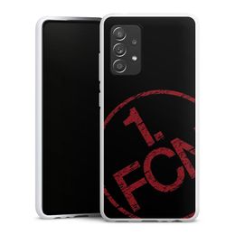 DeinDesign Galaxy A52s 5G Handy Silikon H&uuml;lle Case wei&szlig; Handyh&uuml;lle Merchandise Texture 1. Fcn Silikon Case