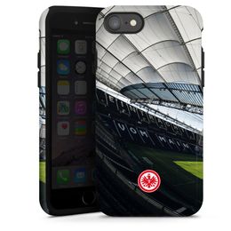 DeinDesign iPhone SE (2022) Handy Panzer Handyh&uuml;lle robuste Outdoor H&uuml;lle Schutzh&uuml;lle gl&auml;nzend Eintracht Frankfurt Official Licensed Product Stadium Tough Case