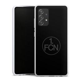 DeinDesign Galaxy A52s 5G Handy Silikon H&uuml;lle Case wei&szlig; Handyh&uuml;lle 1. Fc N&uuml;rnberg Logo 1. Fcn Silikon Case