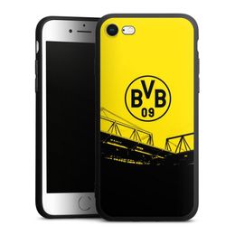 DeinDesign iPhone SE (2020) Handy Premium Silikon H&uuml;lle Handyh&uuml;lle schwarz Case Bvb Borussia Dortmund Merchandise Silikon Premium Case