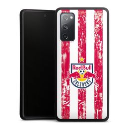 DeinDesign Galaxy S20 FE Handy Premium Silikon H&uuml;lle Handyh&uuml;lle schwarz Case Stripes Fc Red Bull Salzburg Official Licensed Product Silikon Premium Case