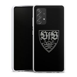 DeinDesign Galaxy A52s 5G Handy Silikon H&uuml;lle Case wei&szlig; Handyh&uuml;lle Official Licensed Product Logo Vfb Stuttgart Silikon Case