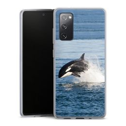 DeinDesign Galaxy S20 FE 5G Handy Silikon H&uuml;lle Case transparent Handyh&uuml;lle Orca Wale Ocean Silikon Case