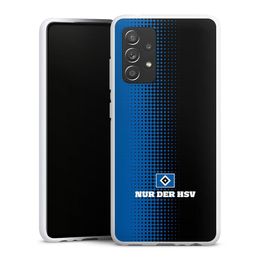 DeinDesign Galaxy A52s 5G Handy Silikon H&uuml;lle Case wei&szlig; Handyh&uuml;lle Hsv Logo Official Licensed Product Silikon Case