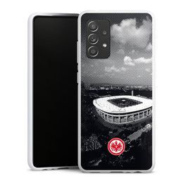 DeinDesign Galaxy A52s 5G Handy Silikon H&uuml;lle Case wei&szlig; Handyh&uuml;lle Stadium Sge Eintracht Frankfurt Silikon Case
