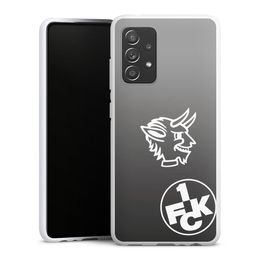 DeinDesign Galaxy A52s 5G Handy Silikon H&uuml;lle Case wei&szlig; Handyh&uuml;lle 1. Fc Kaiserslautern 1. Fck Logo Silikon Case