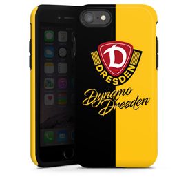 DeinDesign iPhone SE (2020) Handy Panzer Handyh&uuml;lle robuste Outdoor H&uuml;lle Schutzh&uuml;lle gl&auml;nzend Sg Dynamo Dresden Sgd Official Licensed Product Tough Case
