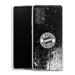 DeinDesign Galaxy A52s 5G Handy Silikon H&uuml;lle Case wei&szlig; Handyh&uuml;lle Fc Bayern M&uuml;nchen Official Licensed Product Fcb Silikon Case
