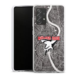 DeinDesign Galaxy A52s 5G Handy Silikon H&uuml;lle Case wei&szlig; Handyh&uuml;lle K&ouml;lner Haie Official Licensed Product Ice Hockey Silikon Case