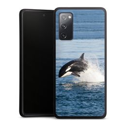 DeinDesign Galaxy S20 FE Handy Premium Silikon H&uuml;lle Handyh&uuml;lle schwarz Case Orca Wale Ocean Silikon Premium Case