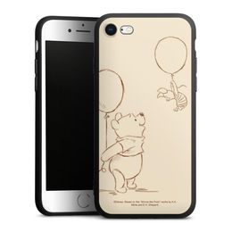 DeinDesign iPhone SE (2020) Handy Premium Silikon H&uuml;lle Handyh&uuml;lle schwarz Case Official Licensed Product Disney Winnie The Pooh Silikon Premium Case