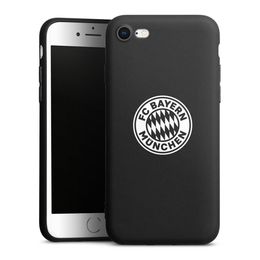 DeinDesign iPhone SE (2020) Handy Premium Silikon H&uuml;lle Handyh&uuml;lle schwarz Case Coat Of Arms Fc Bayern M&uuml;nchen Fcb Silikon Premium Case