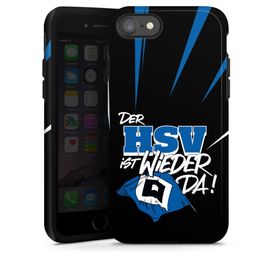 DeinDesign iPhone SE (2020) Handy Panzer Handyh&uuml;lle robuste Outdoor H&uuml;lle Schutzh&uuml;lle gl&auml;nzend Hsv Ascent Hamburger Sv Tough Case