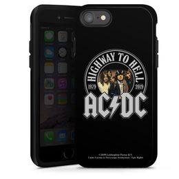 DeinDesign iPhone SE (2022) Handy Panzer Handyh&uuml;lle robuste Outdoor H&uuml;lle Schutzh&uuml;lle gl&auml;nzend Acdc Official Licensed Product Rock Tough Case