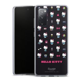 DeinDesign Galaxy S20 FE Handy Silikon H&uuml;lle Case transparent Handyh&uuml;lle Kindheit Merchandise Hello Kitty Silikon Case