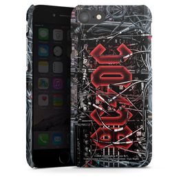 DeinDesign iPhone SE (2020) Handy Premium Case Smartphone Handyh&uuml;lle Schutzh&uuml;lle matt Acdc Merchandise Official Licensed Product Premium Case