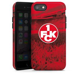 DeinDesign iPhone SE (2022) Handy Panzer Handyh&uuml;lle robuste Outdoor H&uuml;lle Schutzh&uuml;lle gl&auml;nzend 1. Fck 1. Fc Kaiserslautern Official Licensed Product Tough Case
