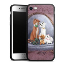 DeinDesign iPhone SE (2020) Handy Premium Silikon H&uuml;lle Handyh&uuml;lle schwarz Case Aristocats Disney Official Licensed Product Silikon Premium Case