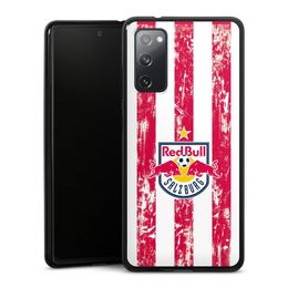DeinDesign Galaxy S20 FE 5G Handy Silikon H&uuml;lle Case schwarz Handyh&uuml;lle Stripes Fc Red Bull Salzburg Official Licensed Product