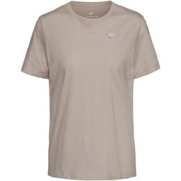 Nike Club T-Shirt Damen - Gr&ouml;&szlig;e M - beige