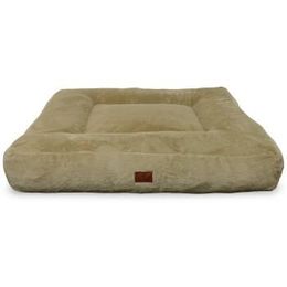 Petliving orthop&auml;disches Hundebett Mila extra weich XXL 120 x 100 cm beige