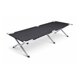 Vcm Camping Feldbettklappbar, 8 kg leicht, Aluminiumgestell, Textilene Liegefl&auml;che, 210x70 cm, Reisebett Camping Outdoor, Tosila ML
