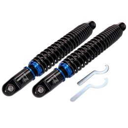 Sto&szlig;d&auml;mpfer Satz Forsa Gasdruck 370-400mm verstellbar f&uuml;r Simson S50, S51, S53, S70, S83 Enduro
