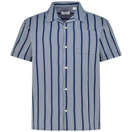 Jack & Jones Herren Gro&szlig;e Gr&ouml;&szlig;en | Jack&Jones Freizeithemd mit Streifen Farbe dunkelblau Gr&ouml;&szlig;e: 5XL