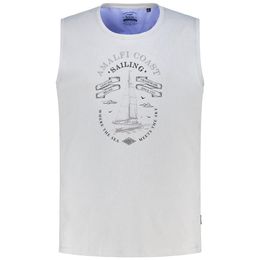 Herren Gro&szlig;e Gr&ouml;&szlig;en | Hajo Tanktop mit Motiv-Print Farbe hellgrau Gr&ouml;&szlig;e: 6XL
