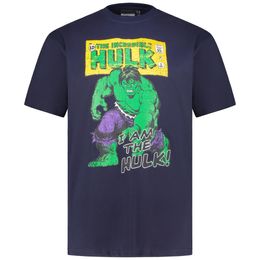 Herren Gro&szlig;e Gr&ouml;&szlig;en | North T-Shirt mit Motiv-Print Farbe dunkelblau Gr&ouml;&szlig;e: 4XL