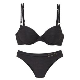 Lascana Bikini female size M Gold / Black