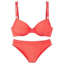 Lascana Bikini Damen Gr&ouml;&szlig;e M koralle