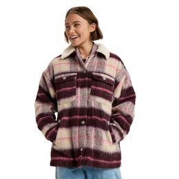 Outdoorjacke Roxy "Passage Of Time", Damen, Gr. S, parchment mariachi plaid, Obermaterial: 80% Polyester, 20% Wolle., Jacken Outdoorjacke