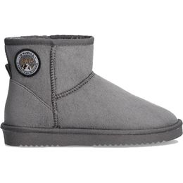 O`Neill Schlupfboots O'NEILL "BESIANA WOMEN MID", Damen, Gr. 36, monument, Synthetik, Schuhe Schlupfboots, gef&uuml;tterte Winterschuhe, Winterboots, Snowboots, Schlupfstiefel