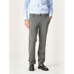 Chinos TEESHOPPEN "TEESHOPPEN Trouser Performance", Herren, Gr. 33x36, L&auml;nge 36, dunkelgrau, Obermaterial: 75% Polyester - PES, 22% Viskose, 3% Elasthan, Hosen