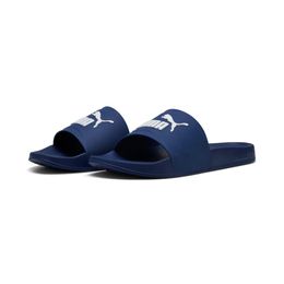 Badesandale Puma "LEADCAT 20 FLEX", Herren, Gr. 42, blau jewel, Puma wei&szlig;, Synthetik, unifarben, Schuhe, f&uuml;r entspannte Momente am Wasser, sportlicher Stil, ohne Verschluss